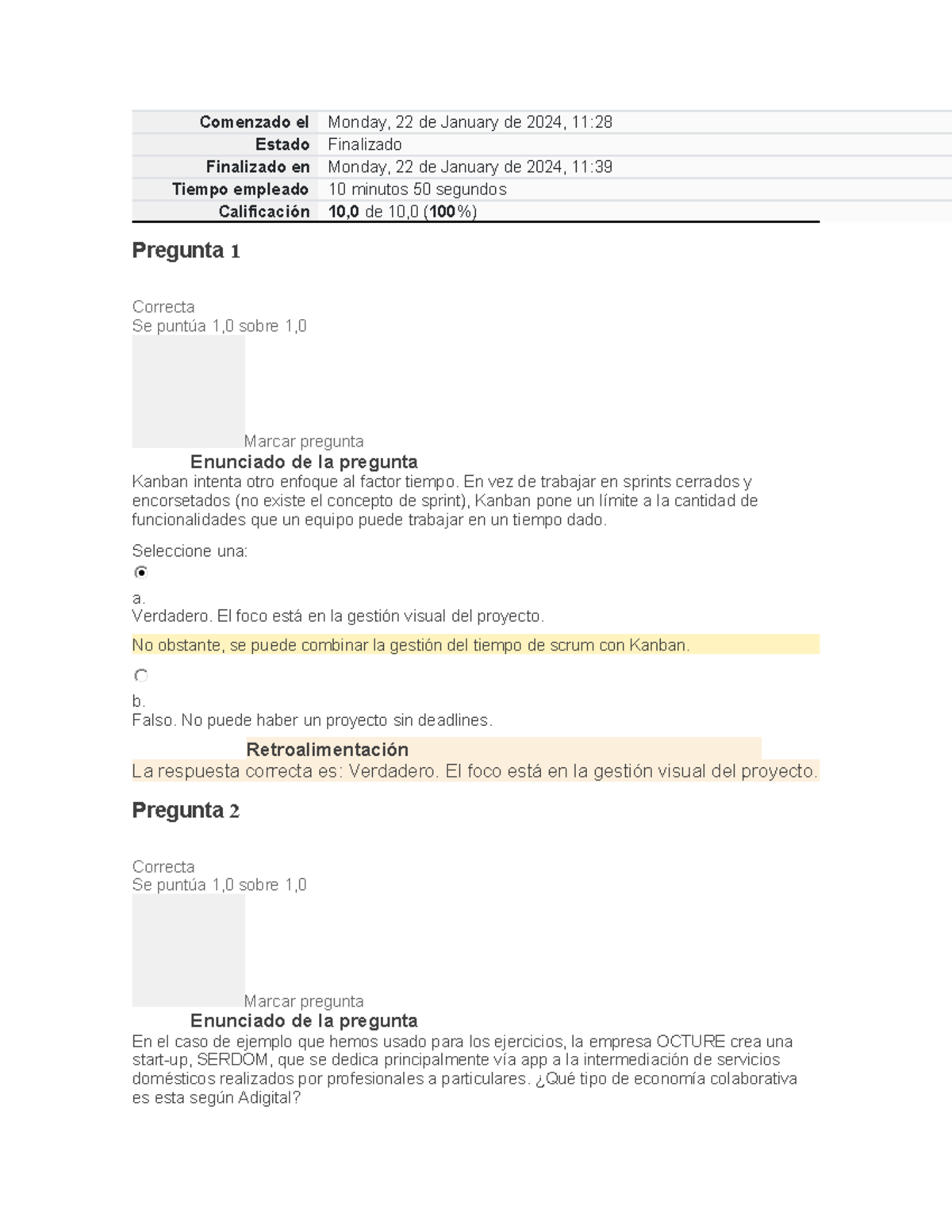 Transformación Digital - Examen Final (2024) - Studocu
