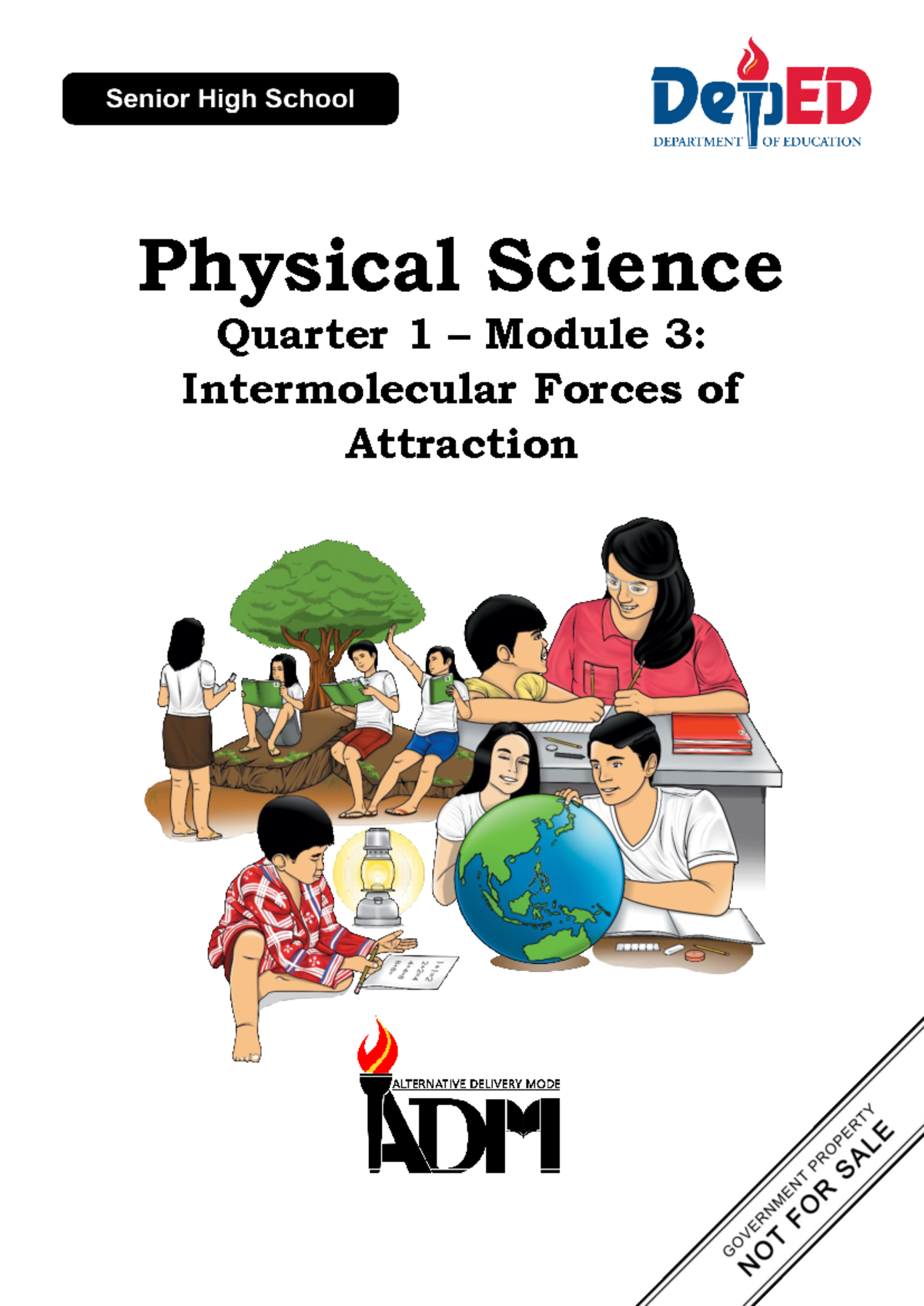 SLMQ1G11to12 Physical Science Module 3: Intermolecular Forces of ...
