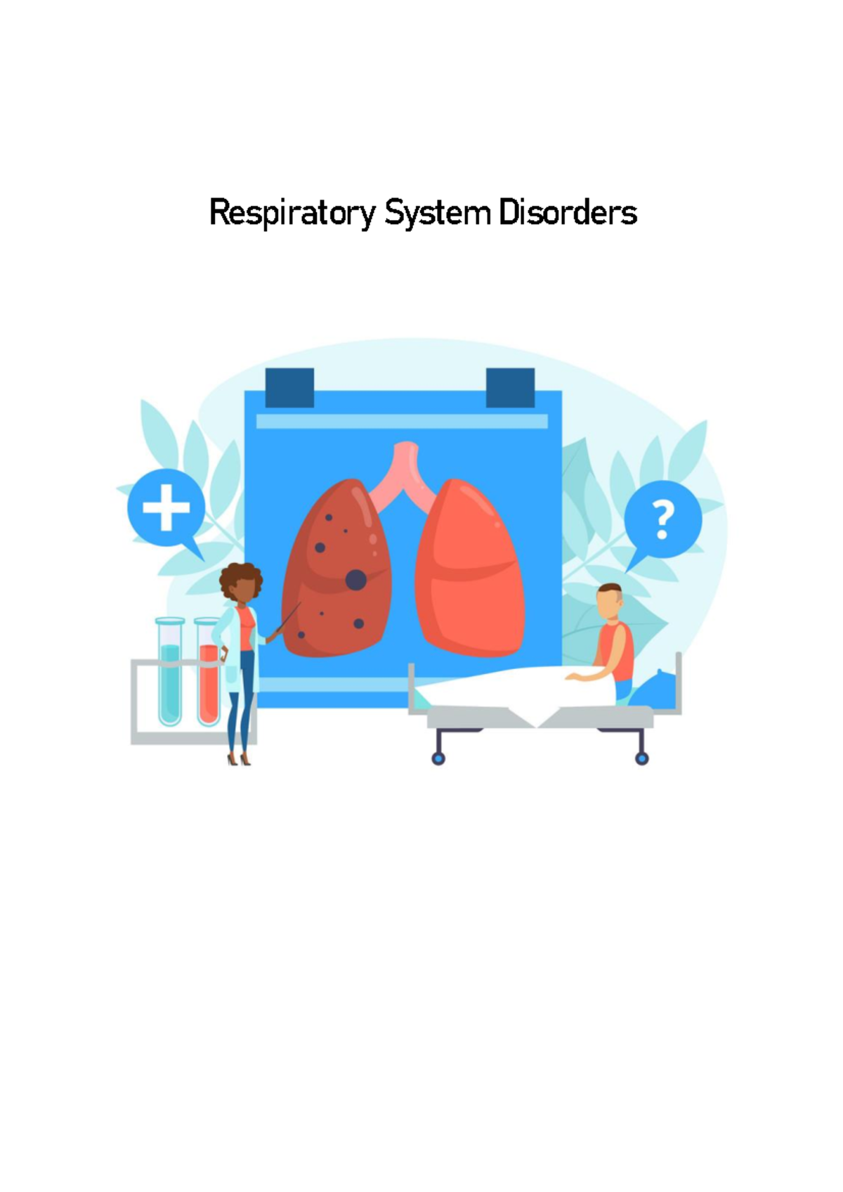 Respiratory System Disorders: Key Concepts and Clinical Insights - Studocu