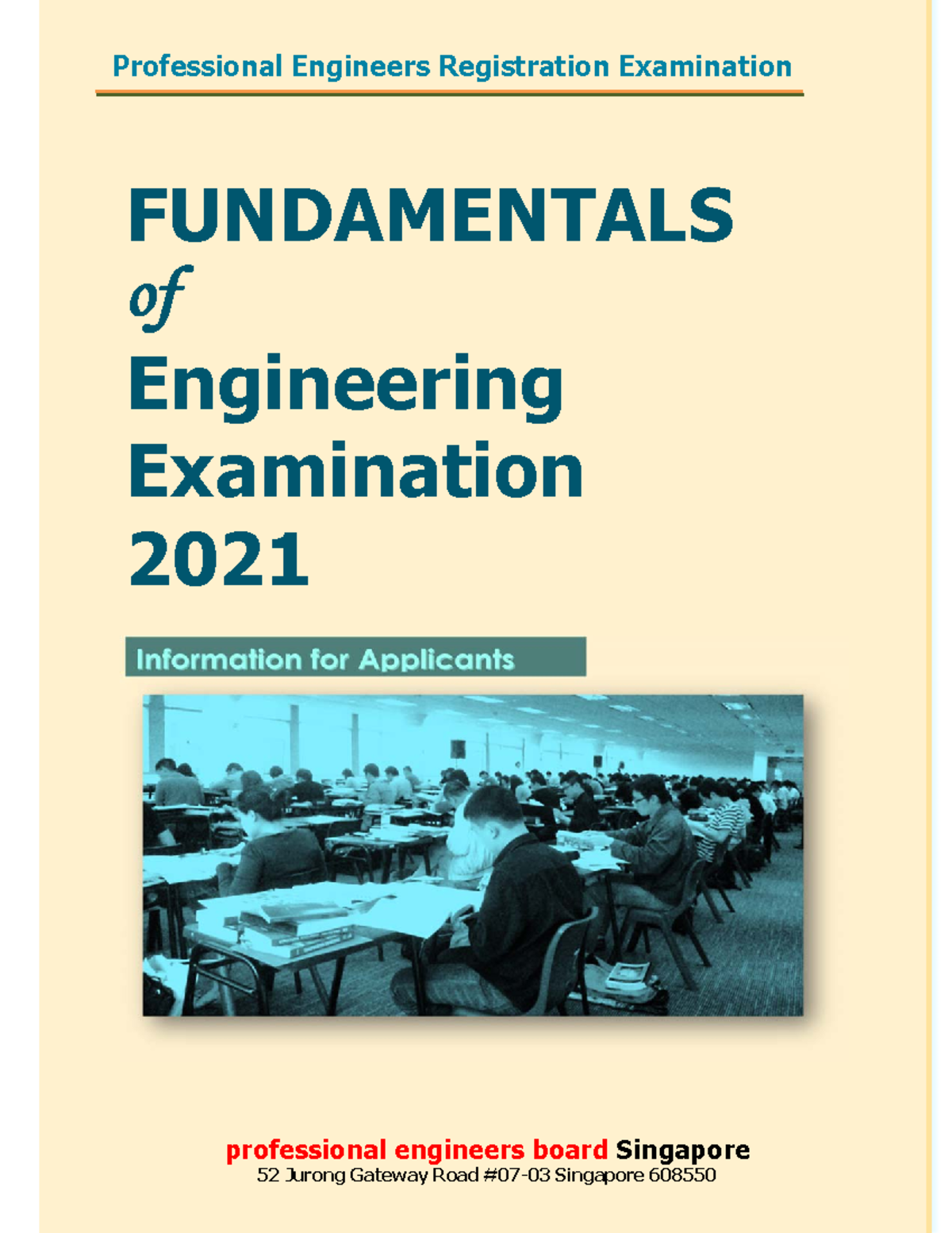 FEE 2021 - Fundamentals of Engineering Examination Overview and Details ...