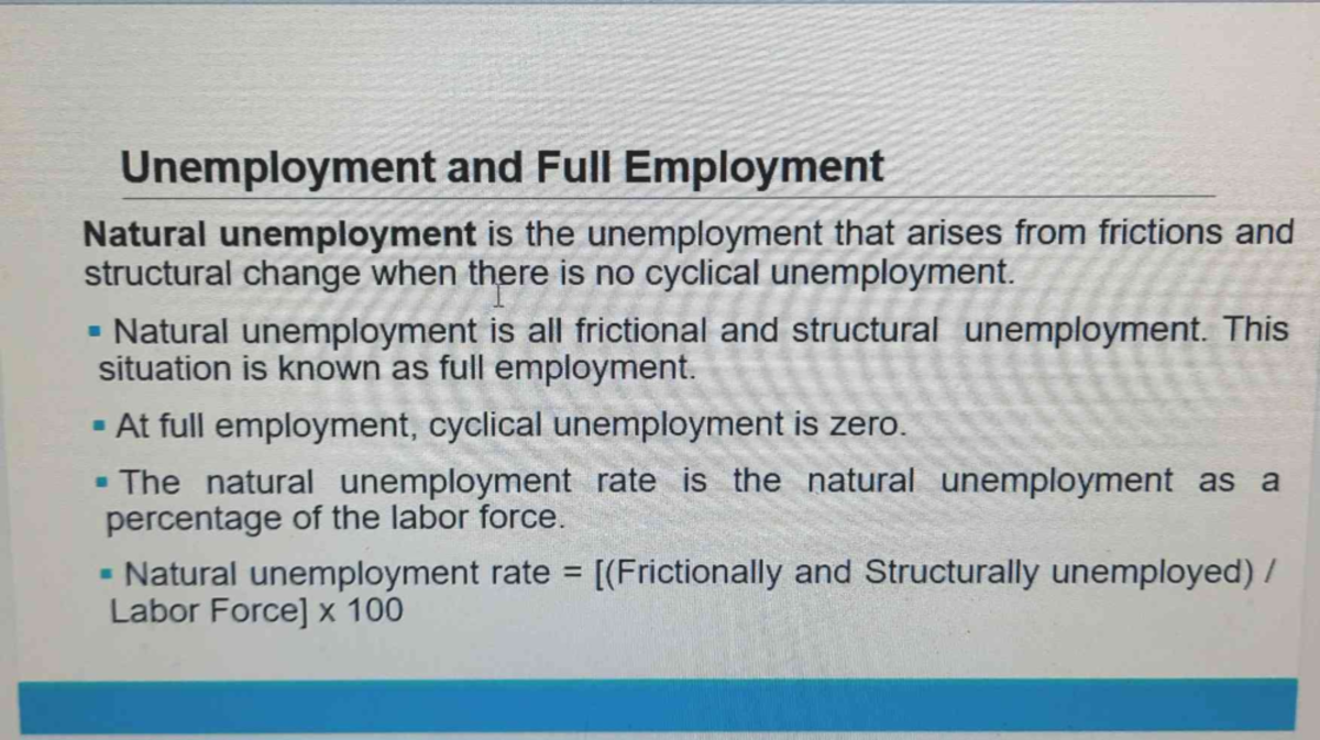 Macroeconomics Lecture 5: Unemployment and Inflation Analysis - Studocu