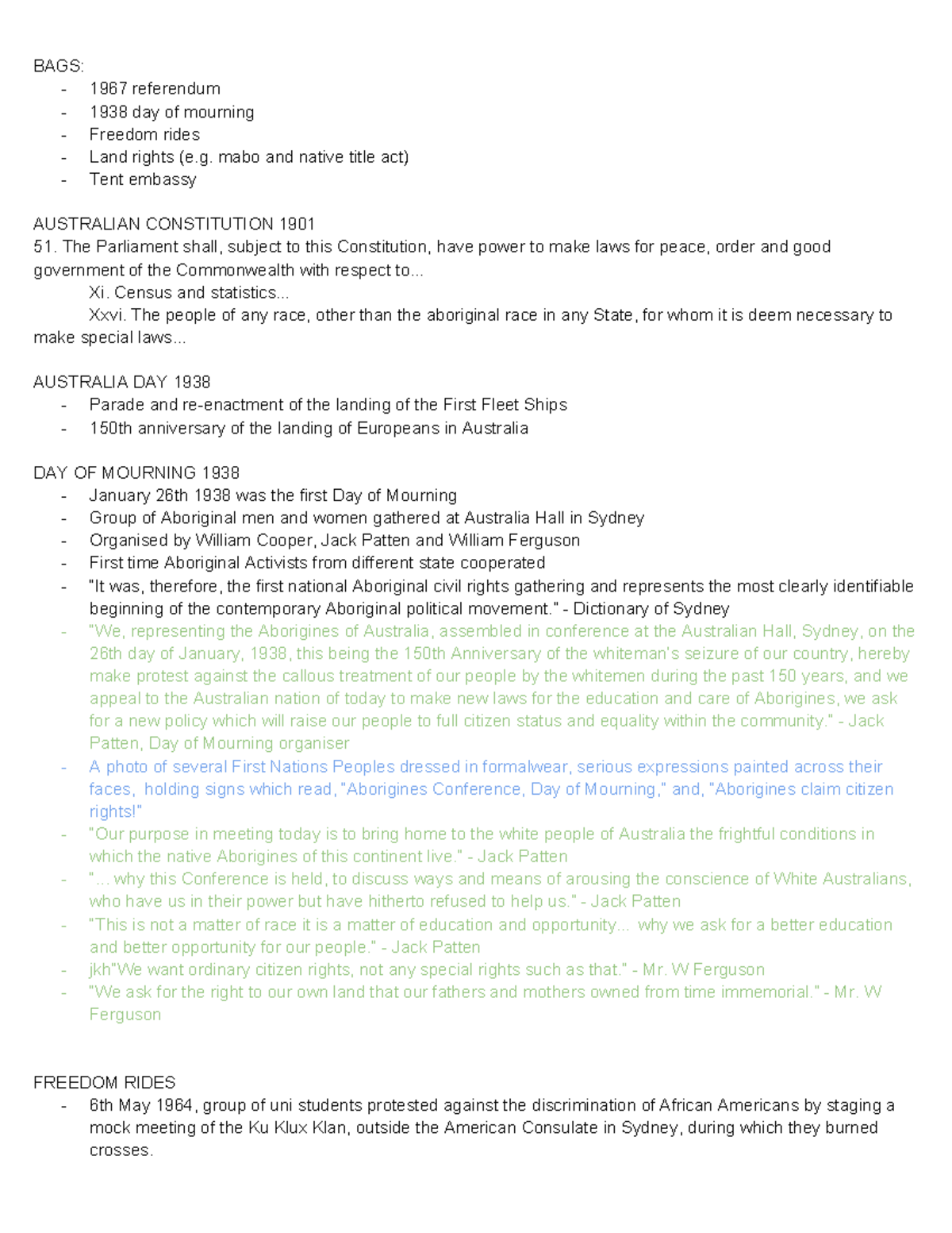 Indigenous Rights & Freedoms: Key Events and Milestones in Australia ...