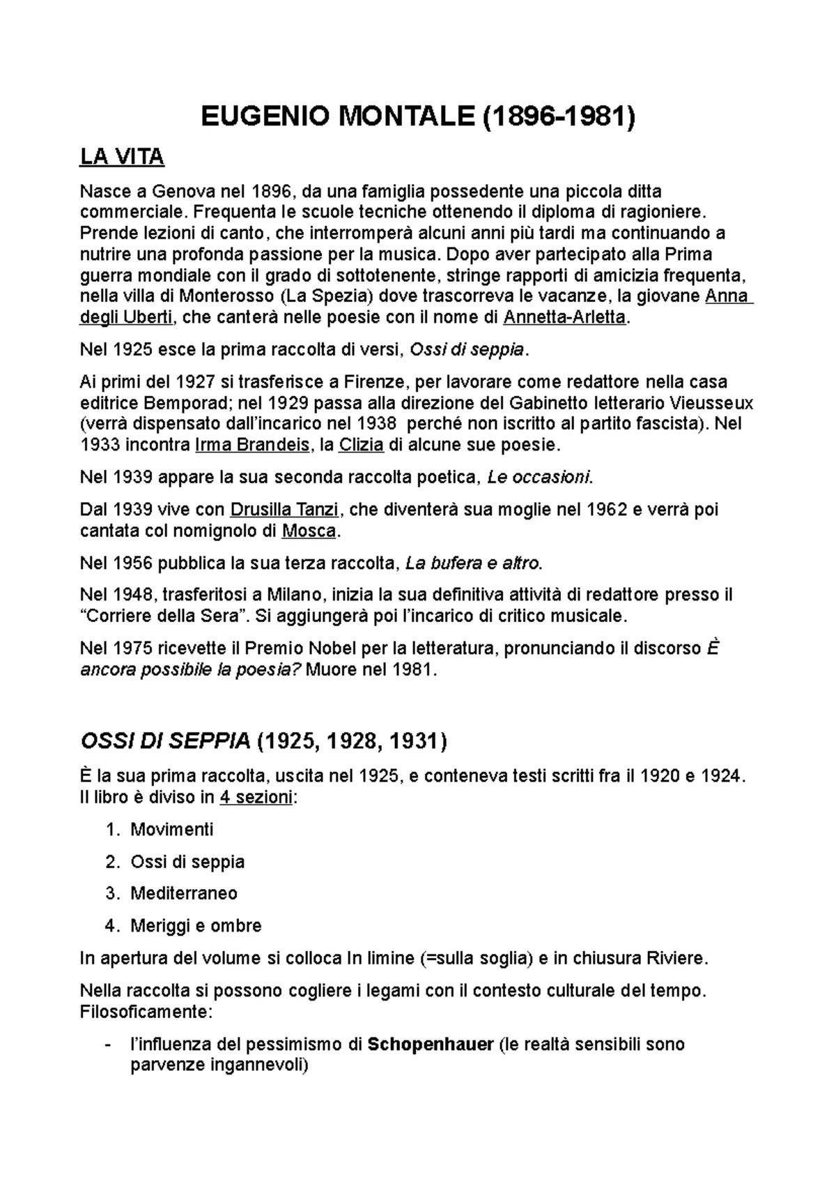 D'Annunzio: Estetismo e Superomismo nel Contesto della Maturità - Studocu