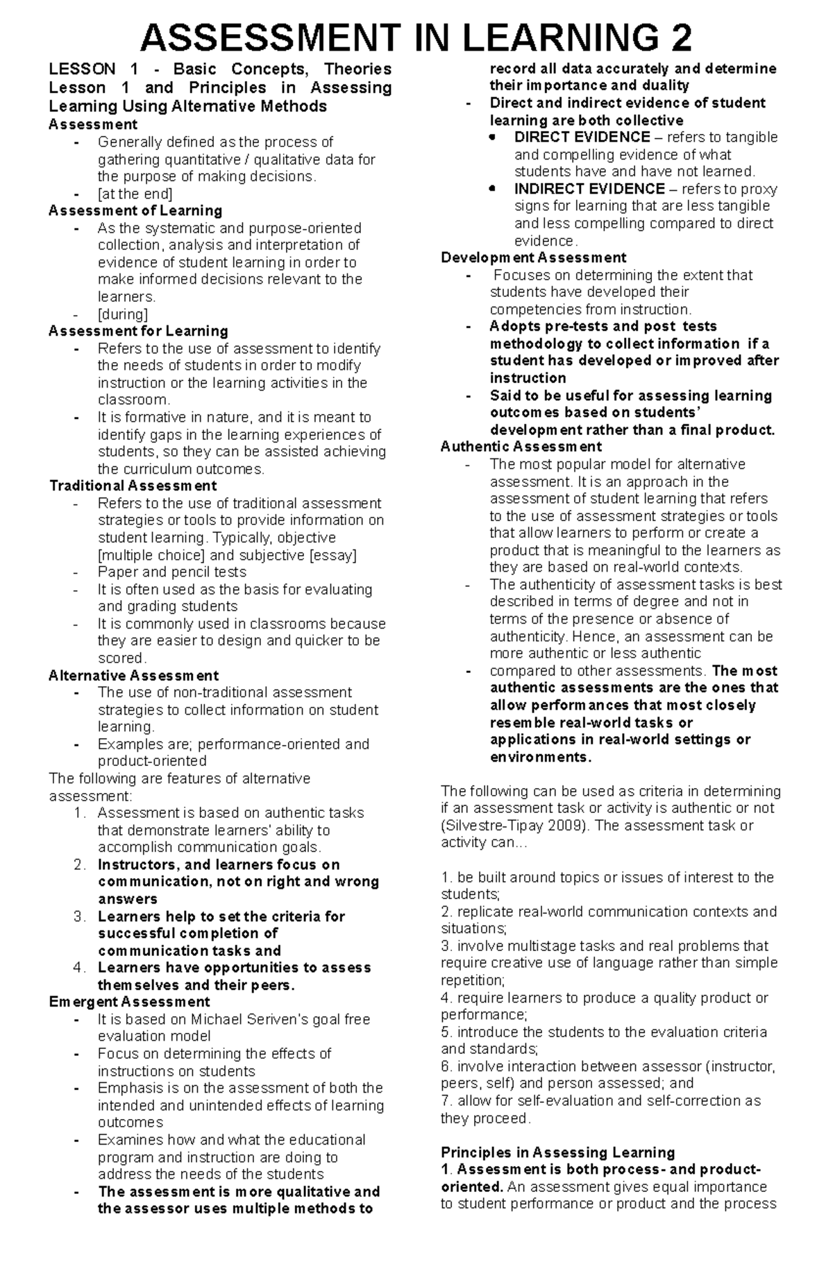 Assessment in Learning 2: Comprehensive Guide to Assessing Student ...