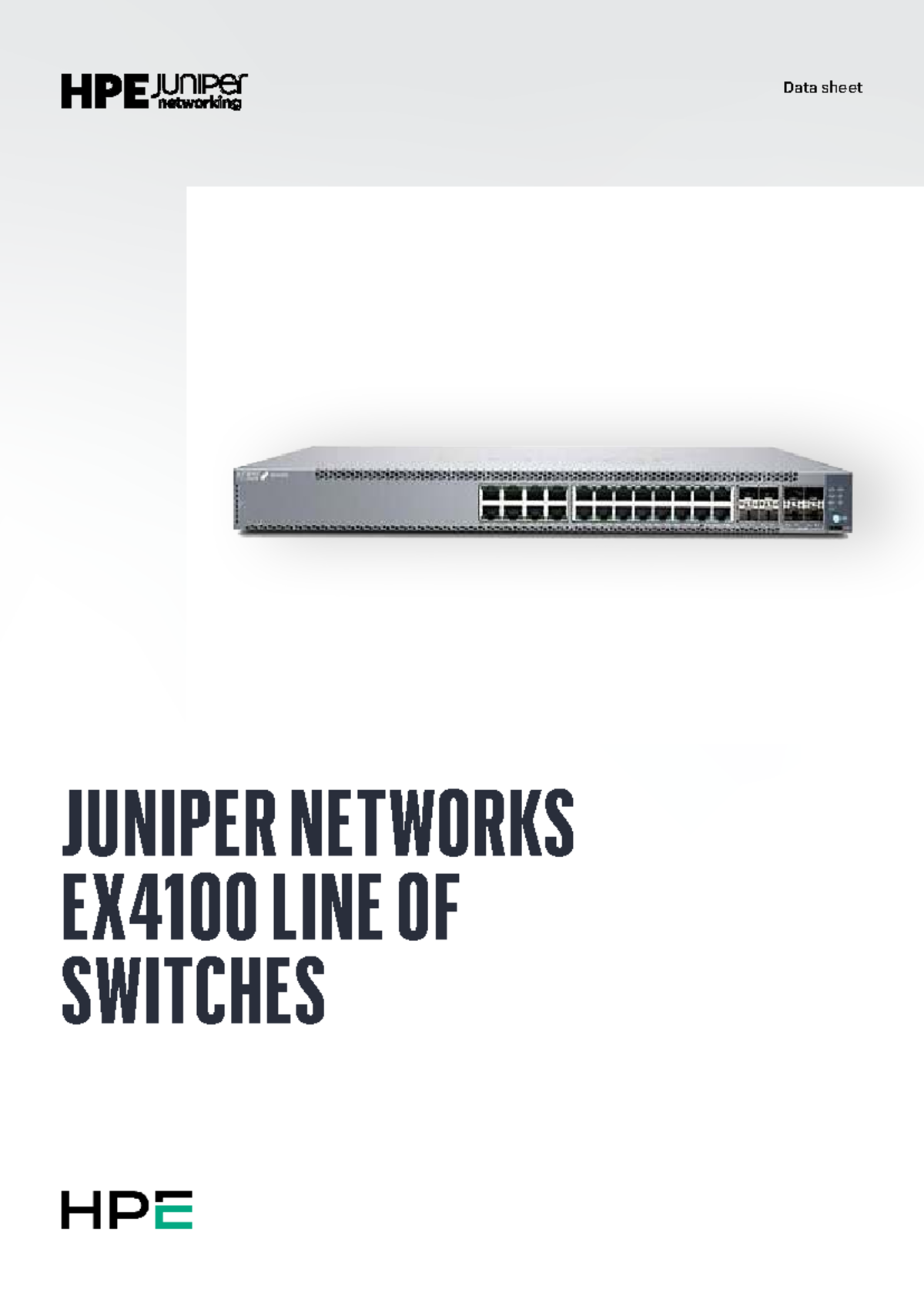 Juniper Networks EX4100 Switches Overview and Features - Studocu