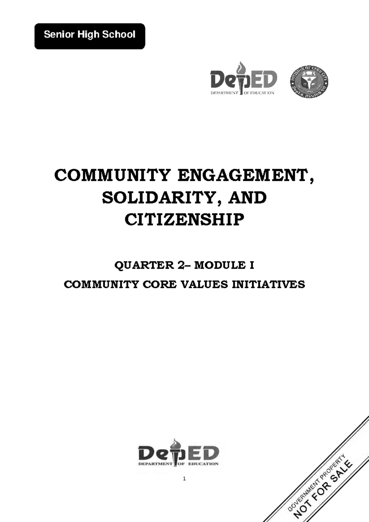 Grade 12 Community Engagement Q2 Module 4: Methodologies in Action ...