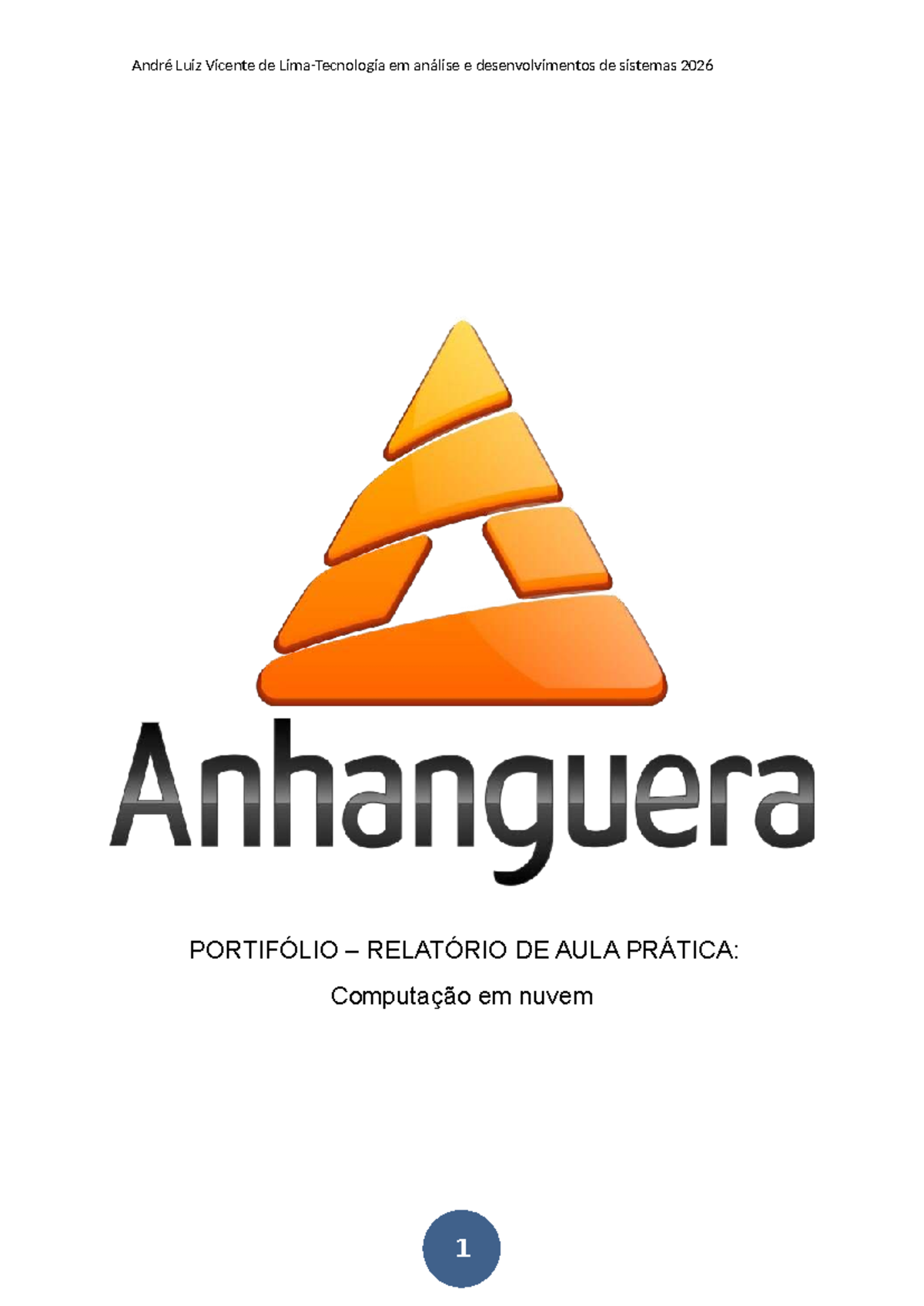 Portfólio: Aula Prática em Computação em Nuvem 2025-2026 - Studocu