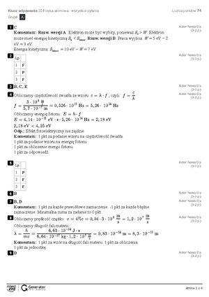 Klucz odpowiedzi do kart pracy ucznia oblicza geografii 3 zp - Odpowiedzi do zadań ...