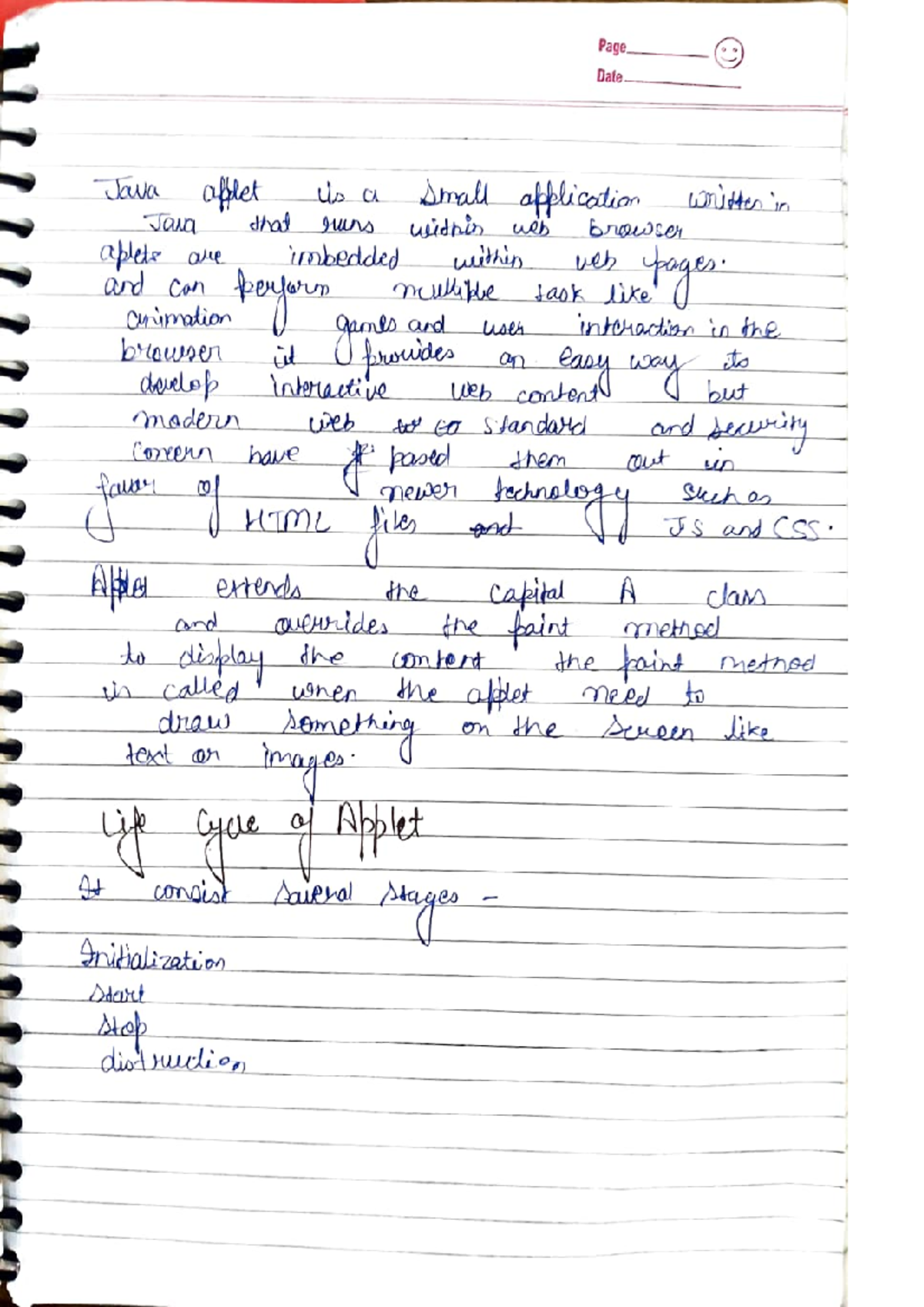 Advance Java Notes (CS101) - Studocu