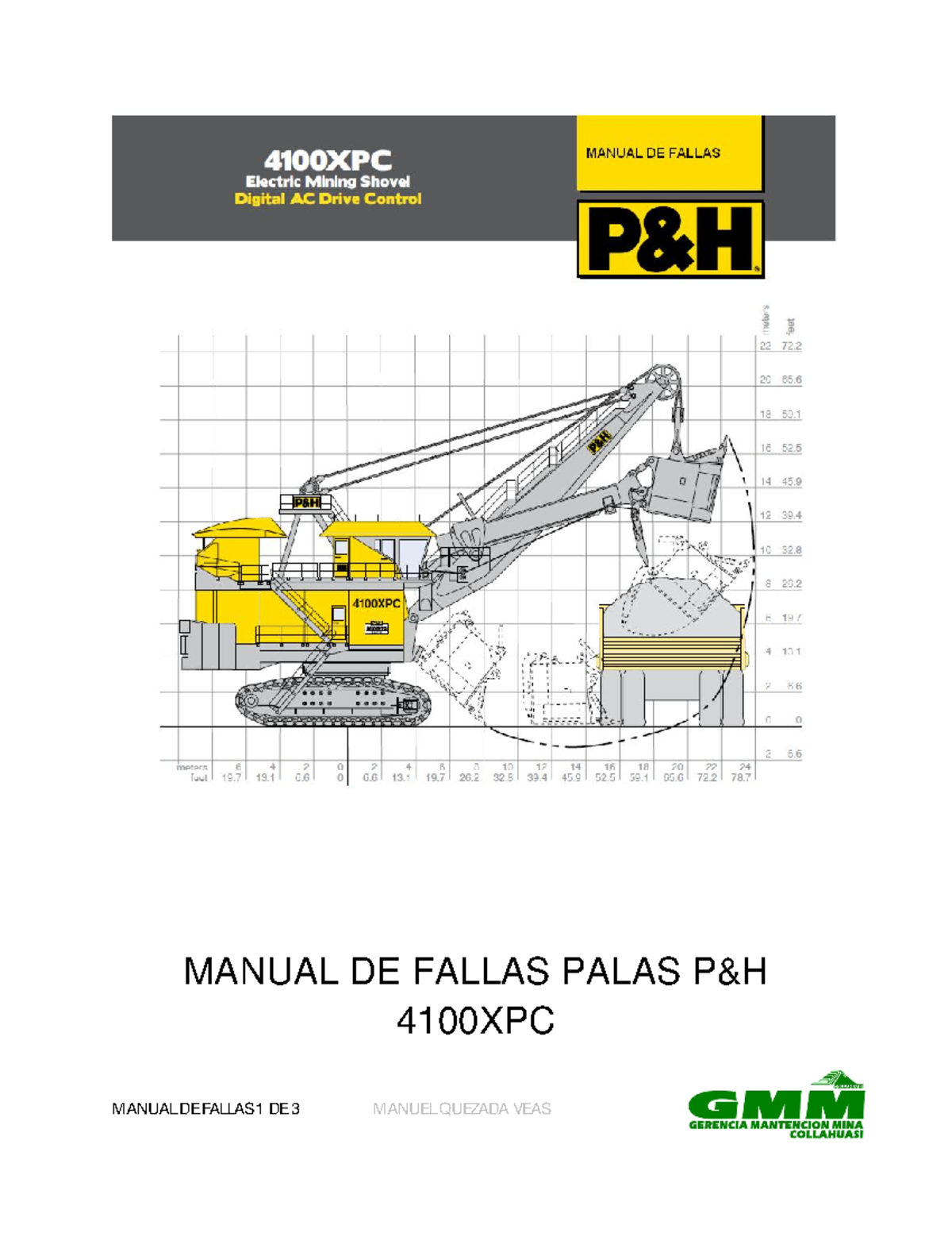 Manual de Fallas y Soluciones P&H 4100XPC: Guía Completa - Studocu