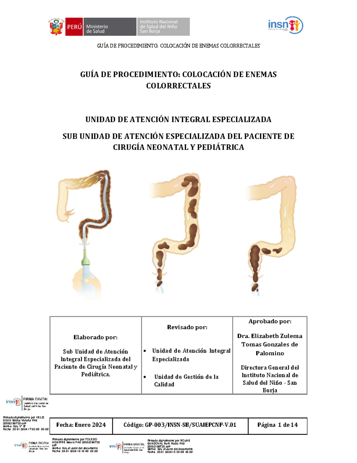 Guía de Procedimiento para la Colocación de Enemas Colorrectales: SUAIEP - Studocu