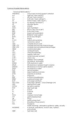 List of Pathognomonic Signs and Symptoms - Theoretical Foundation of ...