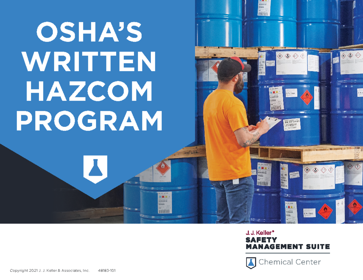 OSHA HazCom Program Implementation Guide - Course 48183 - Studocu