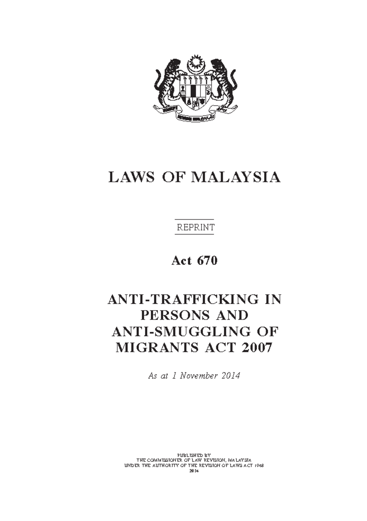 Atipsom - Law - Anti-Trafficking in Persons and 1 Anti-Smuggling of ...