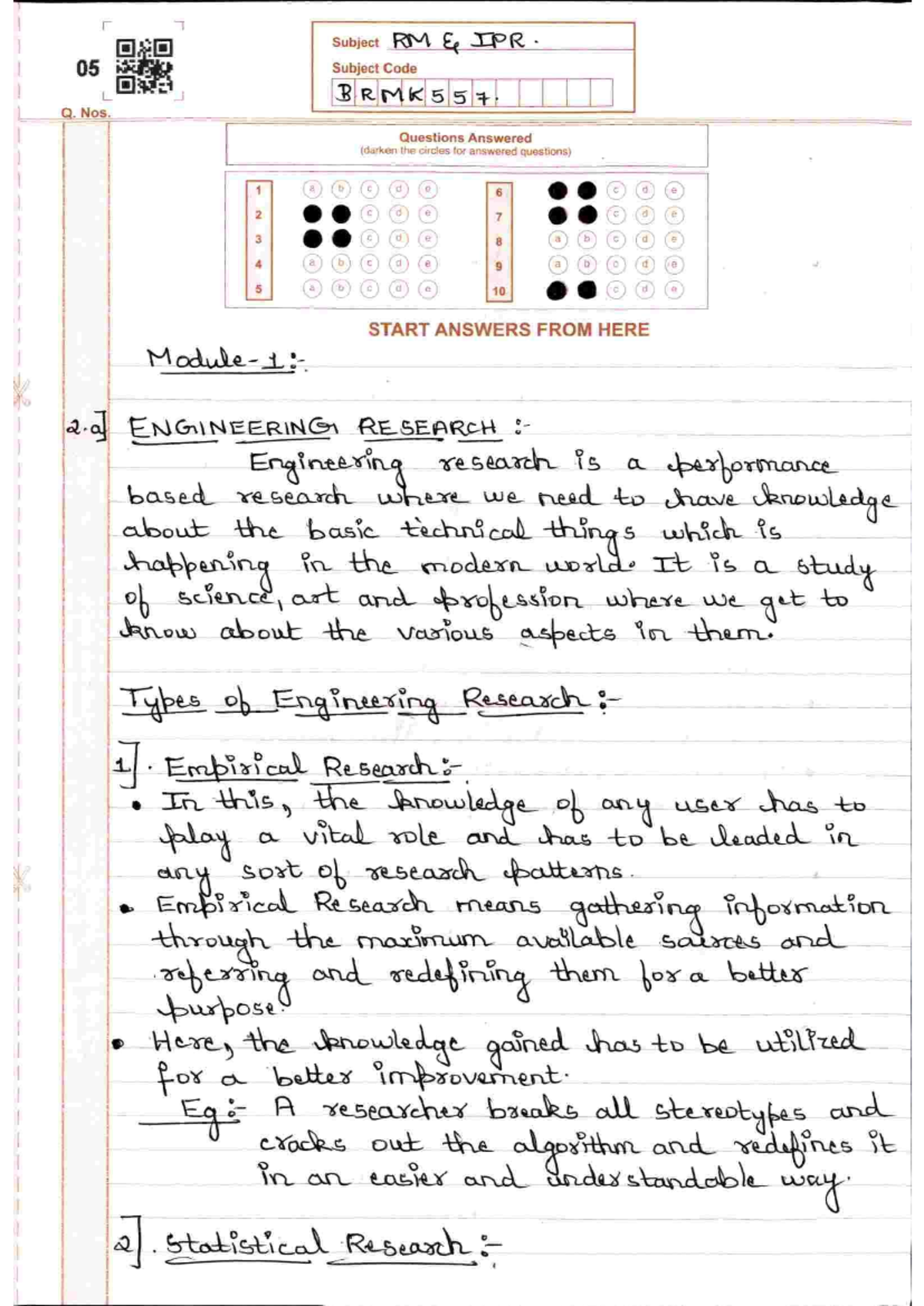 Engineering Research Overview: BRMK557 Theory Booklet - Studocu