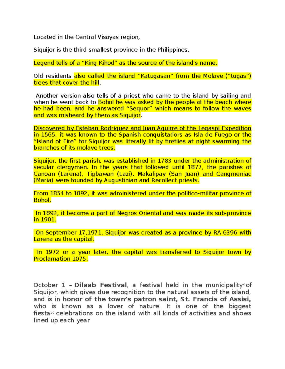 Dilaab Festival: Celebrating Siquijor's Heritage and Natural Beauty ...