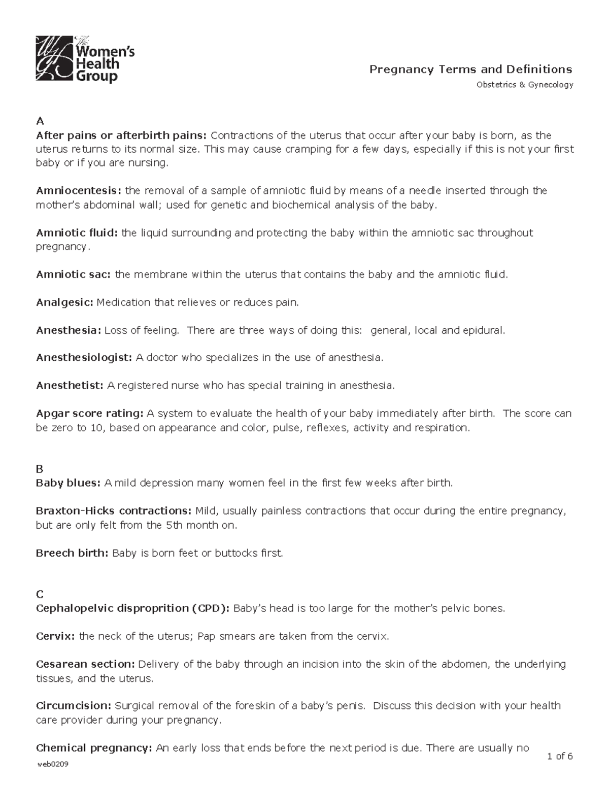 Pregnancy Terms and Definitions: A Comprehensive Guide for OB/GYN ...