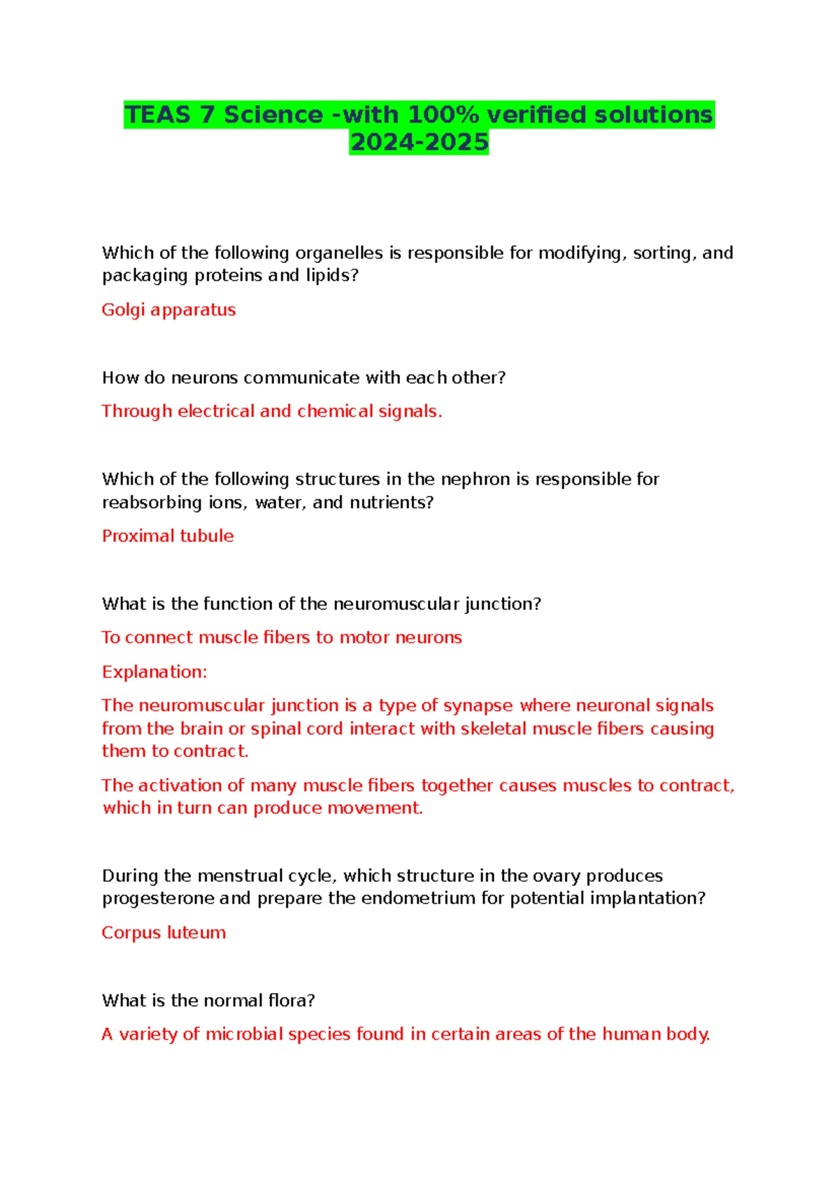 ACAS Study Final Exam-with 100% verified solutions 2024-2025 - Tenable ...