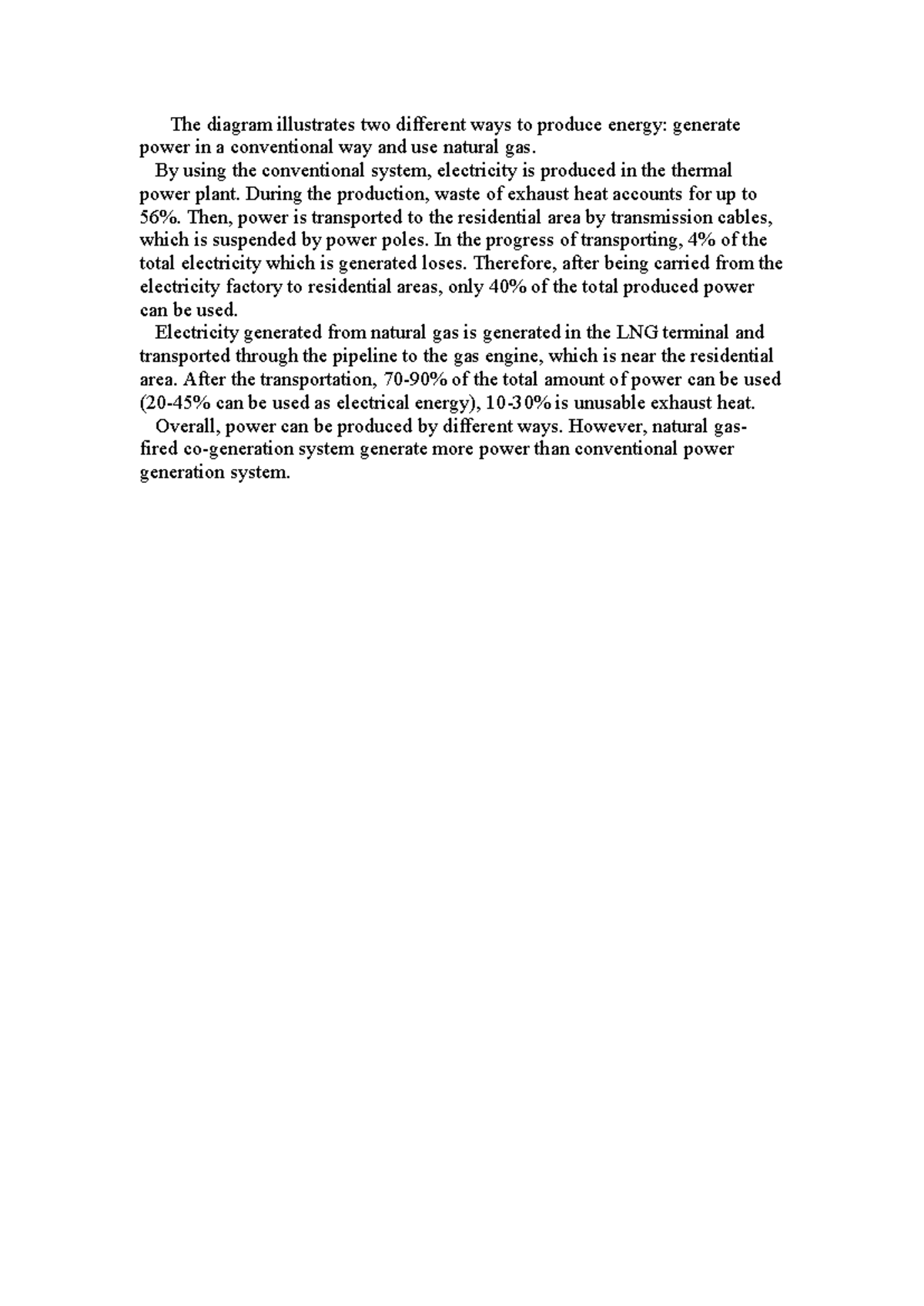 2 systems of energy production - The diagram illustrates two different ...