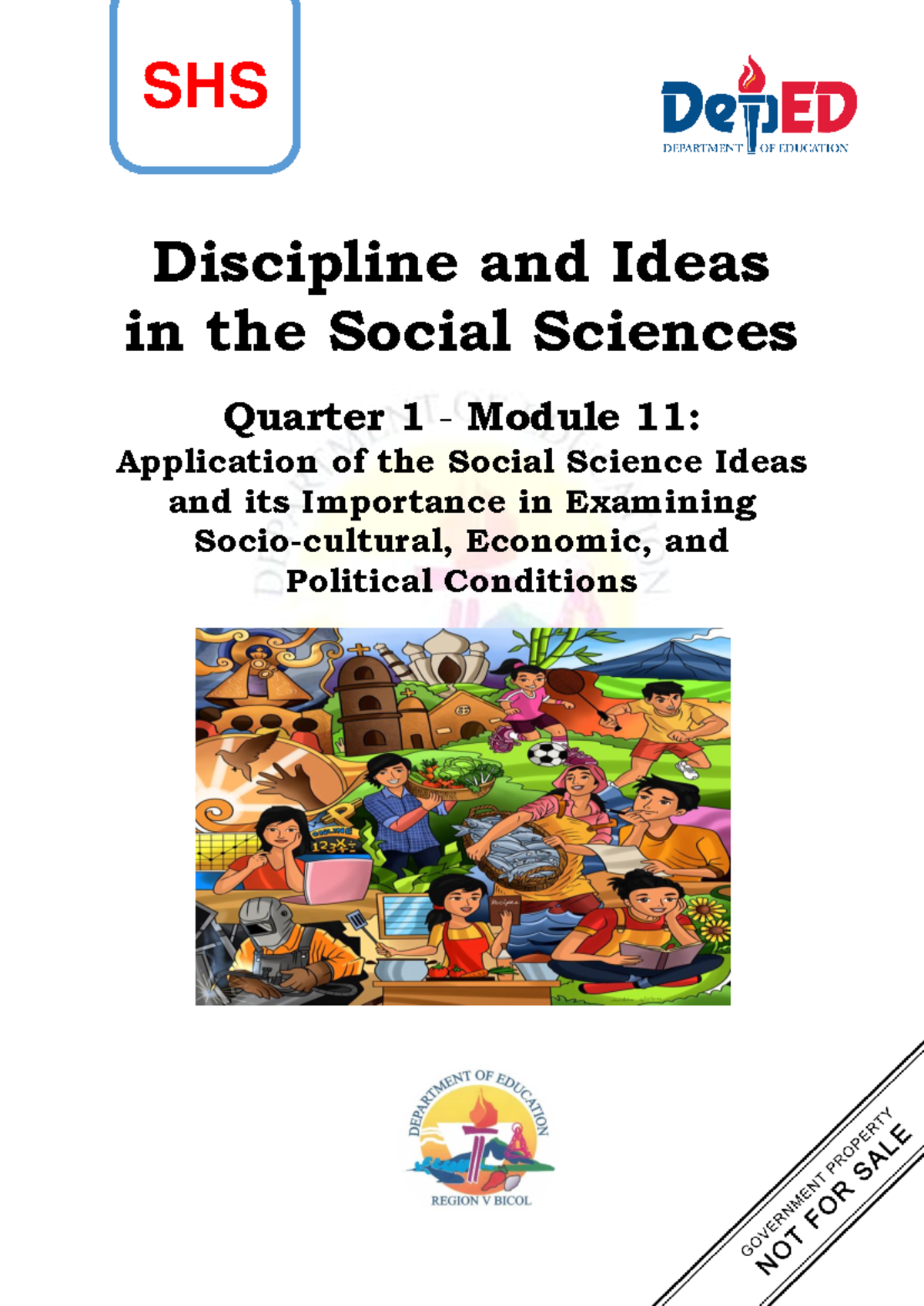 Humss-DISS Module 11 Q1 Week11 Camarines Sur - 14 pages - Discipline ...