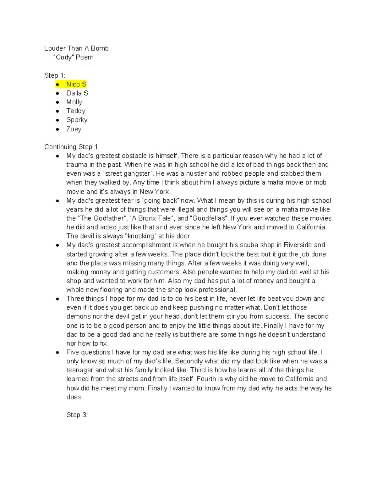 Untitled document-1 - notes for the holocaust and nazi's - Louder Than ...