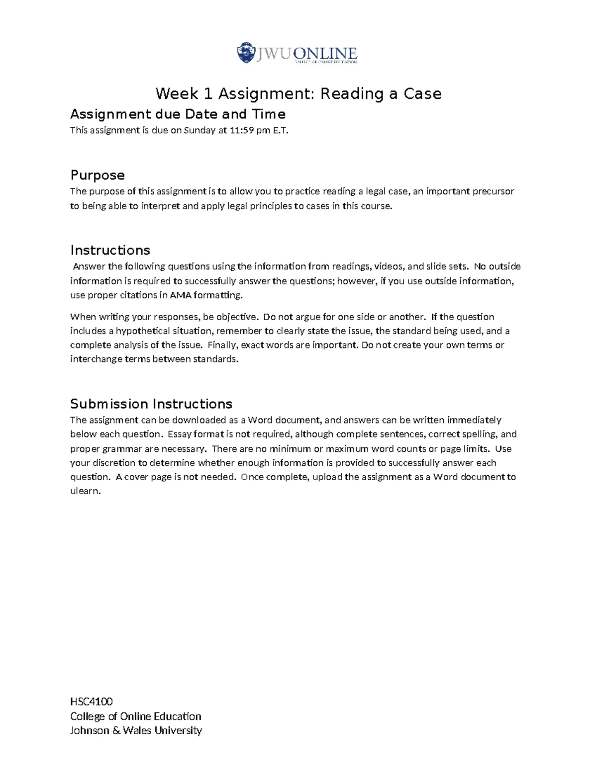 PSY 7712 - Week 2 Discussion: Operational Definition of Disrobing Behavior - Studocu