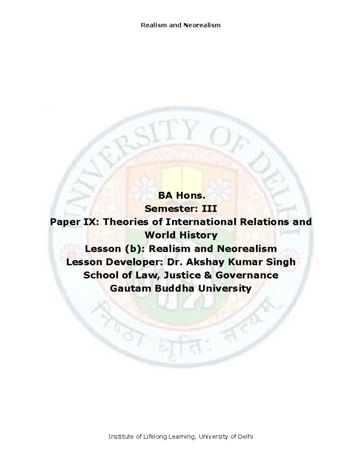 Growth and evolution of political theory - UNIT 1 WHAT IS POLITICAL ...