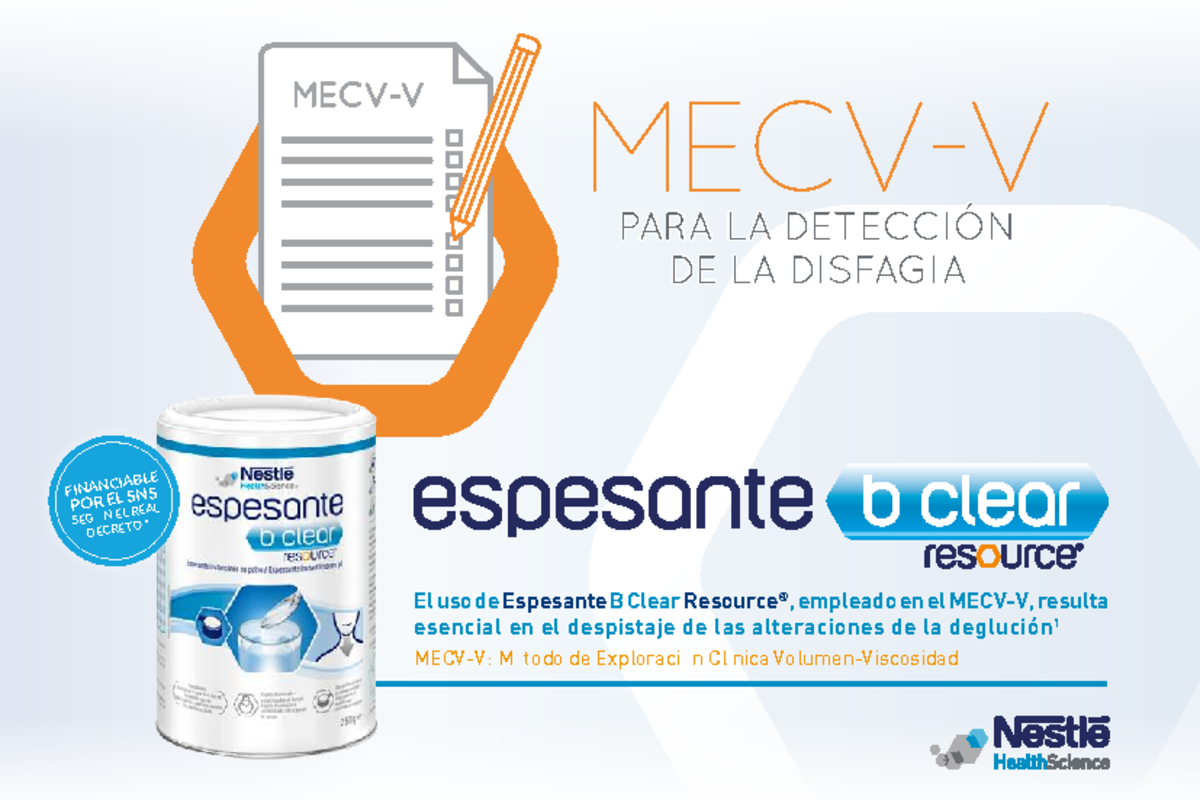 MECV-V: Evaluación de Disfagia y Eficacia en la Deglución - Studocu
