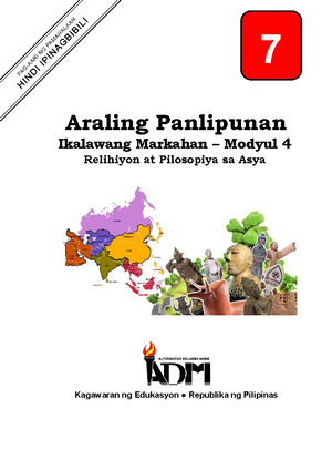 AP10-Q3- Modyul 1 - Araling Panlipunan Grade 10 - Araling Panlipunan Ikatlong Markahan – Modyul ...