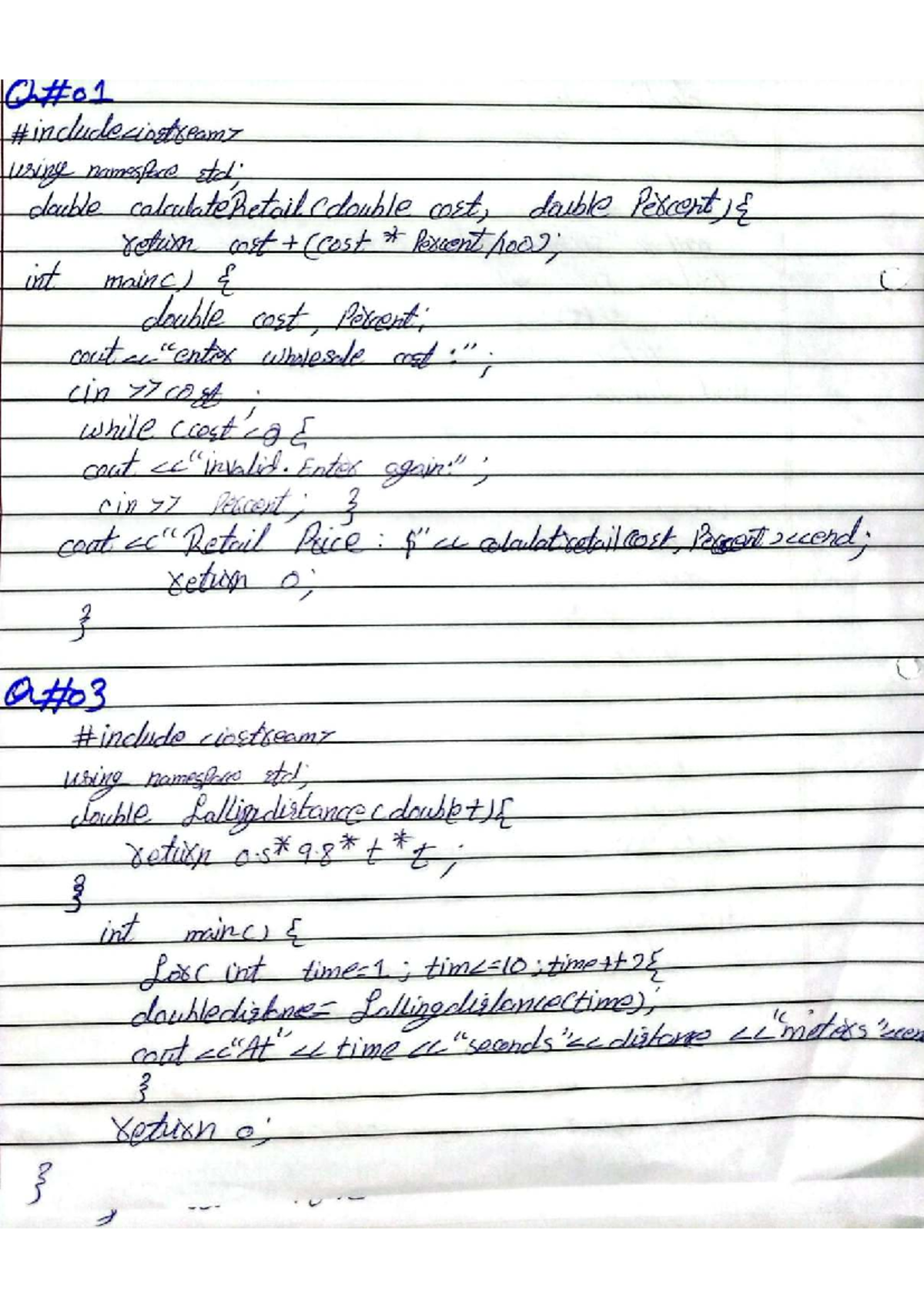 C++ Programming Concepts: Functions, Sales, and Calculations - Studocu