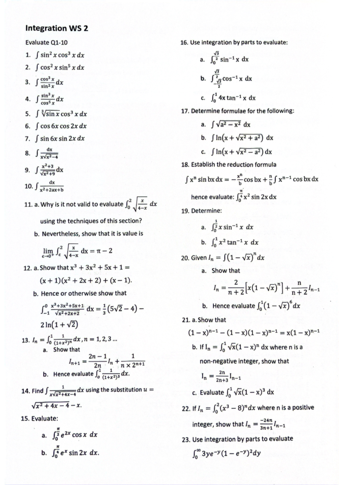 4U Integration RW2 - Studocu
