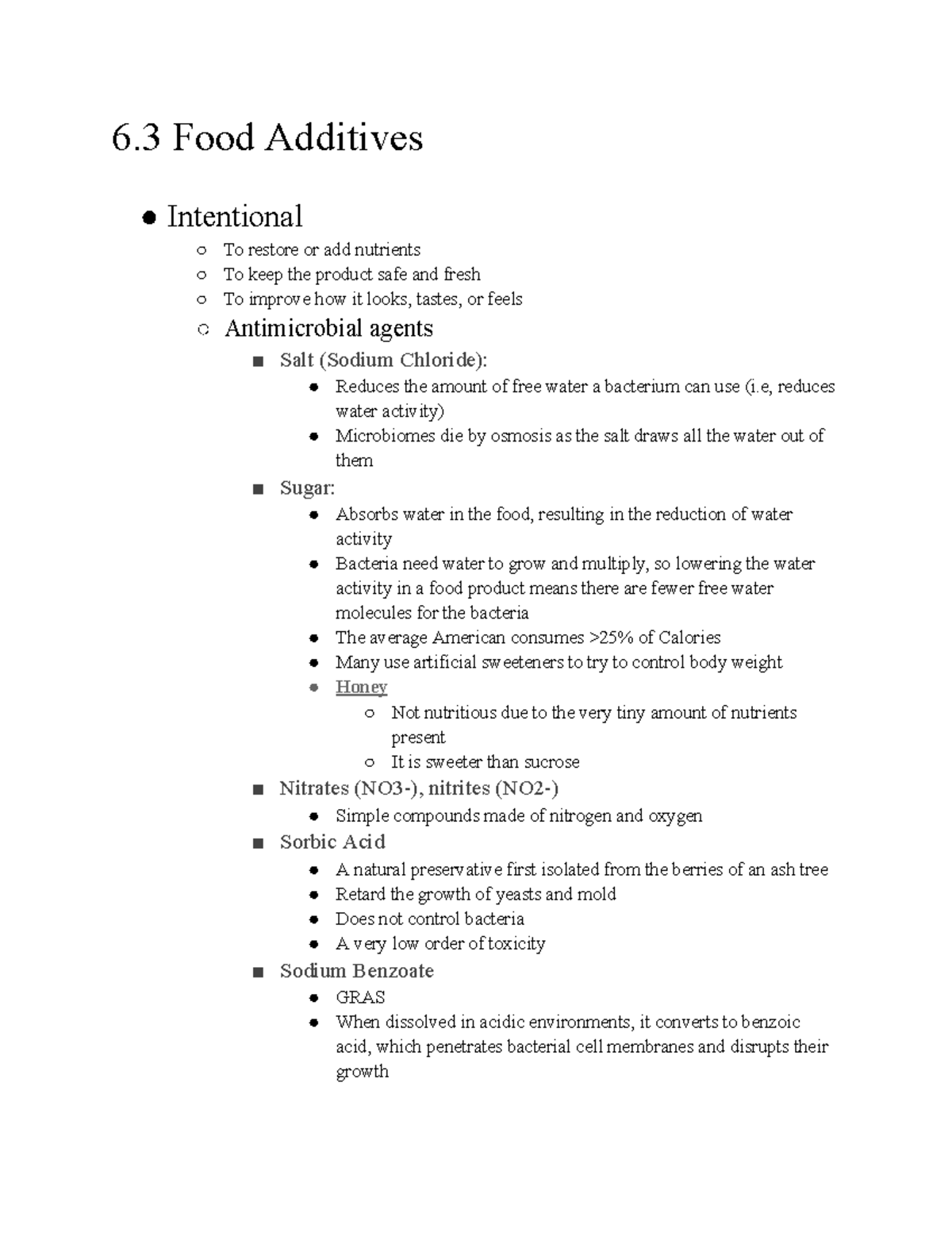 Nutrition Notes: Understanding Food Additives and Fat Substitutes - 6 ...
