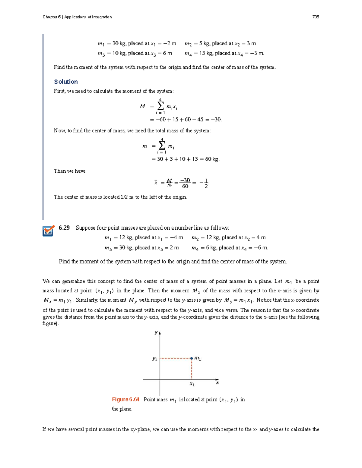 Chapter 6: Applications of Integration - Moments & Center of Mass (Calc ...