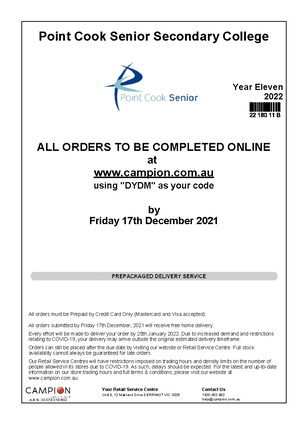 2022EAL VCAA - EAL Practice Exam Guidelines and Marking Structure - Studocu