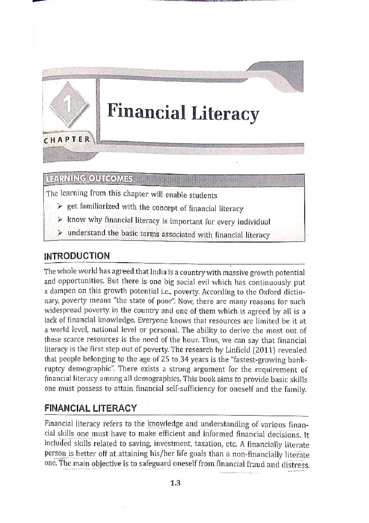 Financial literacy book pdf - Studocu