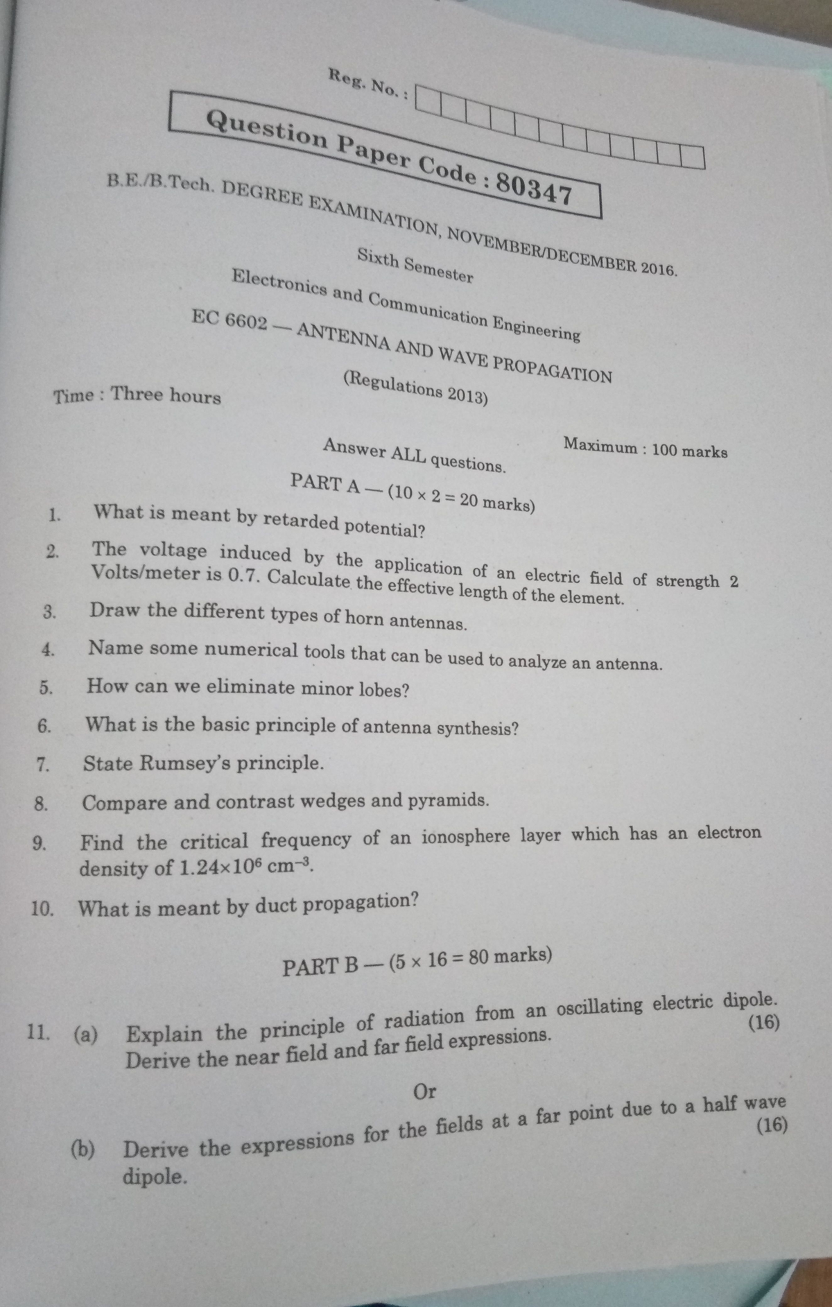 2016-ND-AWP - nil - Reg. No. : Question Paper Code : 80347 DEGREE ...