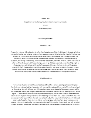 PSY 491 Module Two Video Reflection - Cheyenne Manley PSY 491 – Module ...