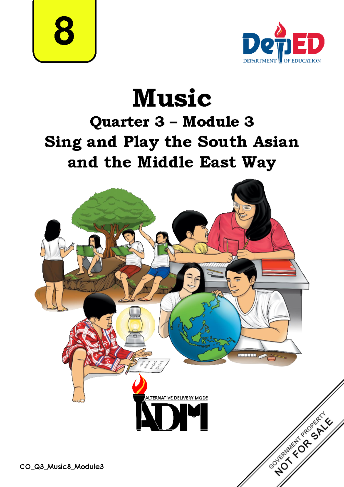 Music 8-Q3- Module 3 - Zero and I know E F B G A D - Music Quarter 3 ...