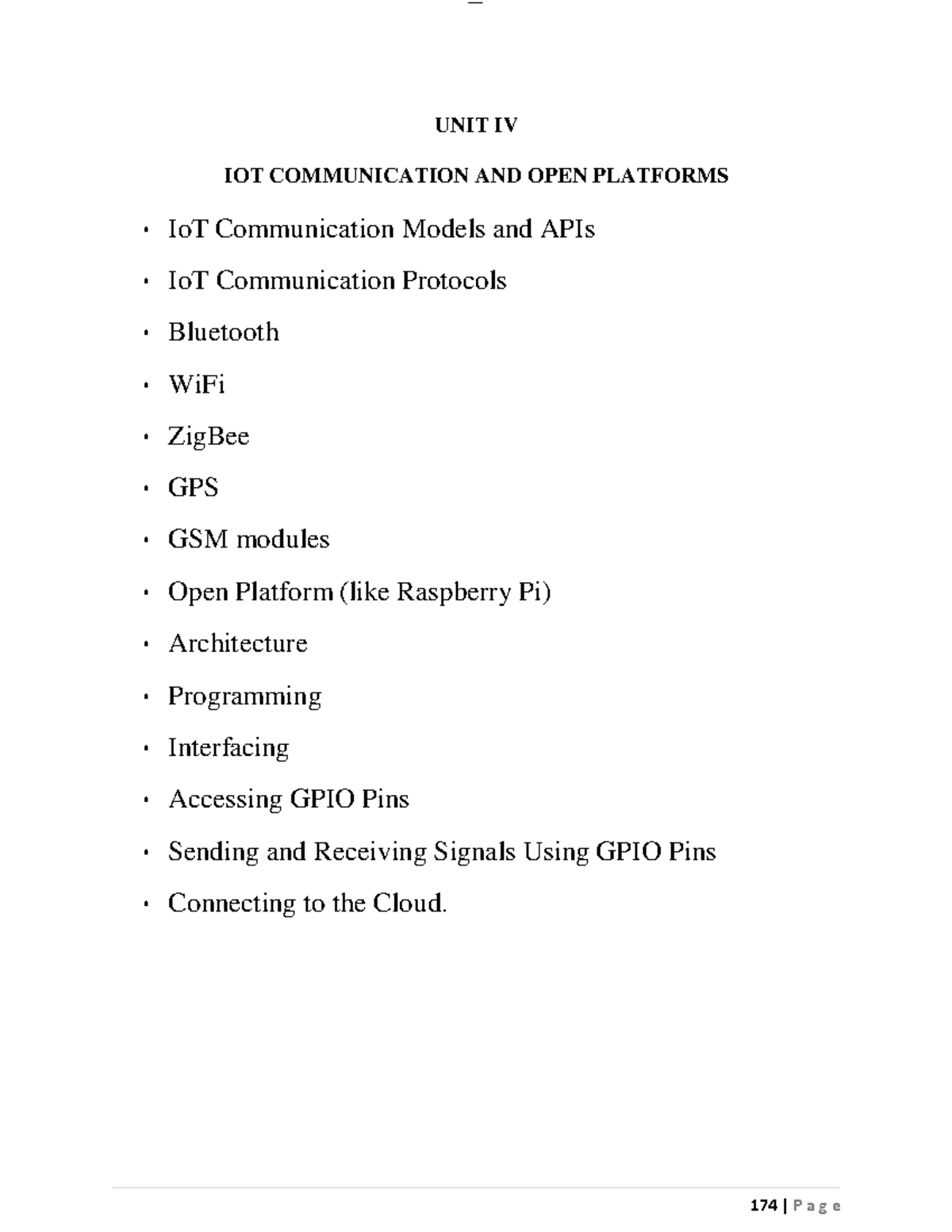 OM oARc 5763 Unit IV: IoT Communication Models & Protocols Overview - Studocu