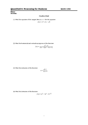 Math for Bio Sciences Exam 1 Notes - Linear equations and inequalities ...