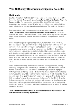 FIA2 exemplar - ia2 - 180957 Biology 2019 v1. IA2 high-level annotated ...