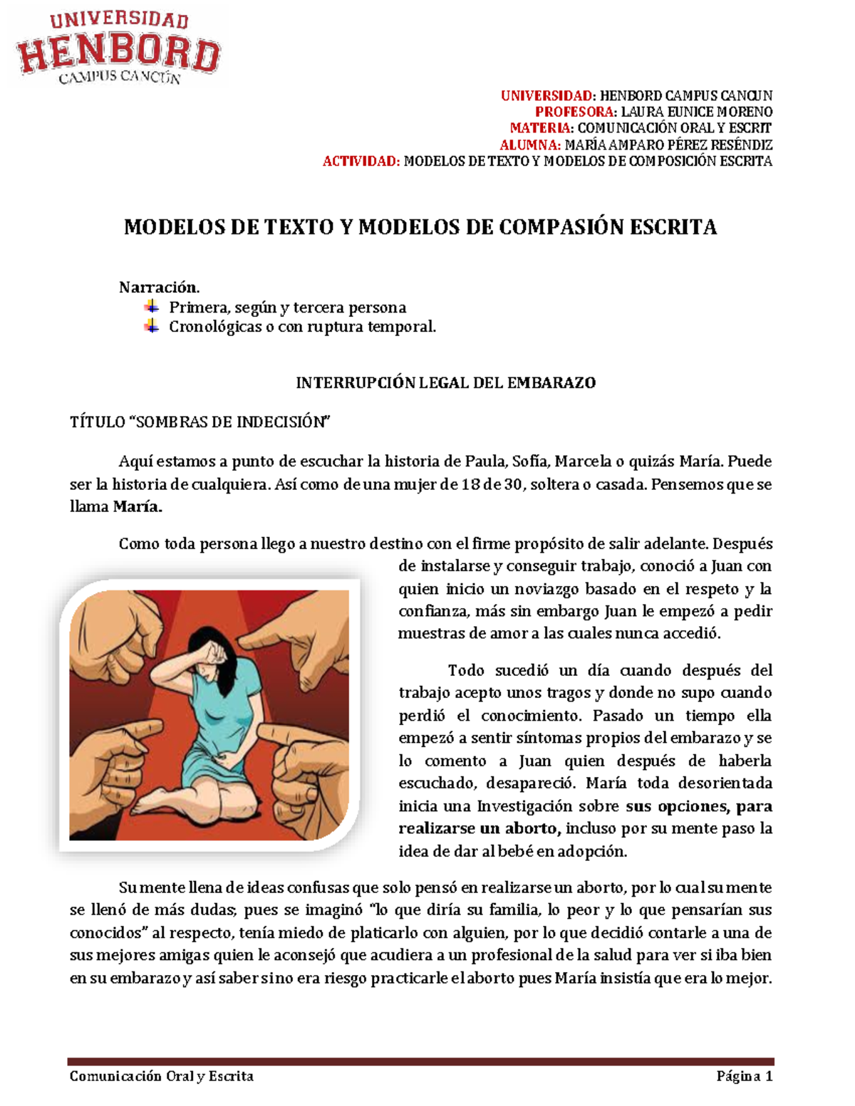Modelos de Texto y Composición Escrita: ILE en Comunicación Oral y ...