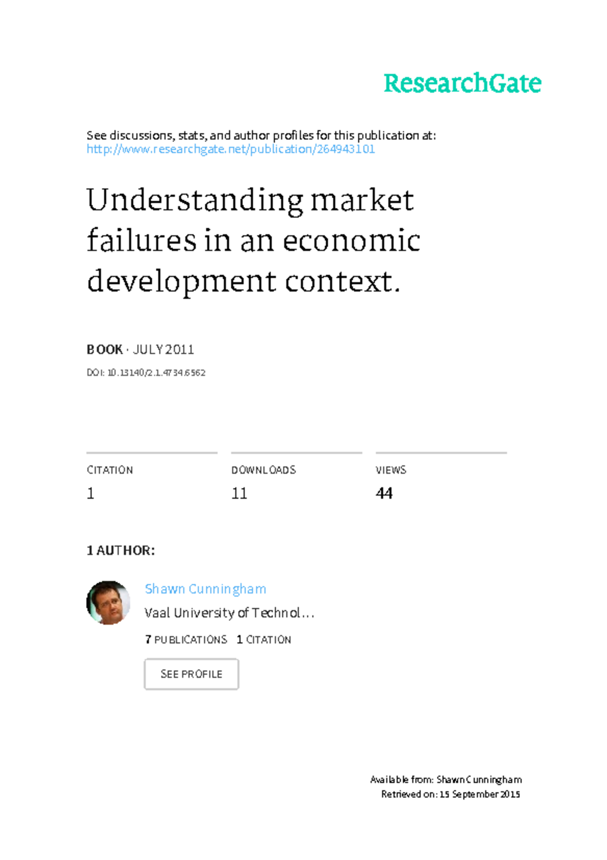 Understanding Market Failures in Economic Development (Ch. 1-4) - Studocu