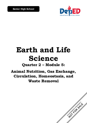 7 Q2 Earth and Life - EARTH and LIFE SCIENCE Quarter 2 – Module 7 The ...