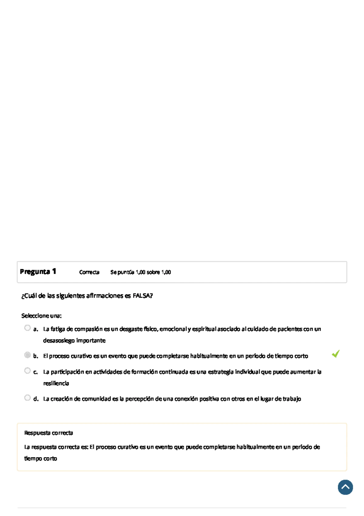 Modulo 4 - Comenzado el lunes, 7 de noviembre de 2022, 23: Estado Finalizado Finalizado en lunes ...