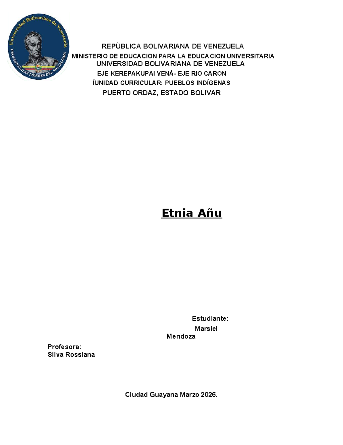 Etnia Añu: Cultura, Historia y Tradiciones de los Añu en Venezuela ...