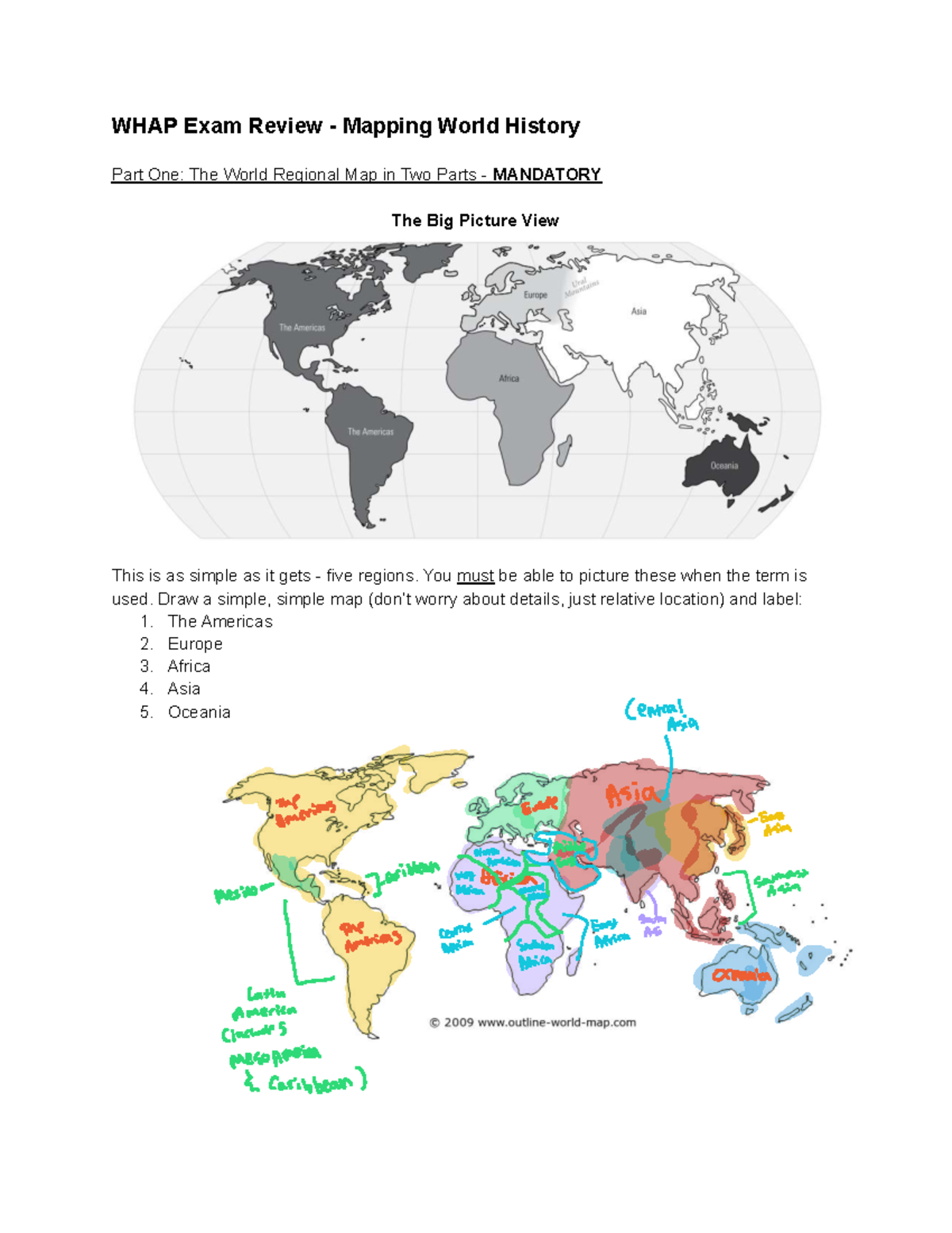 APWH Exam Review: Mapping World History & Geography Insights - Studocu