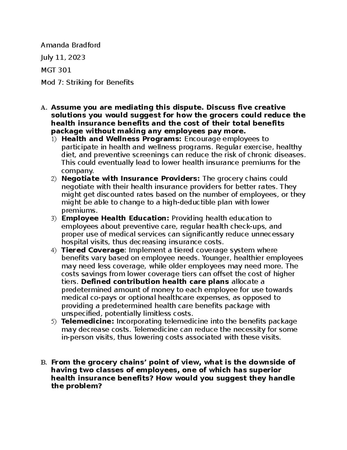 Bradford Amanda M7 - Module 7 Case study Assignment -Case Study ...