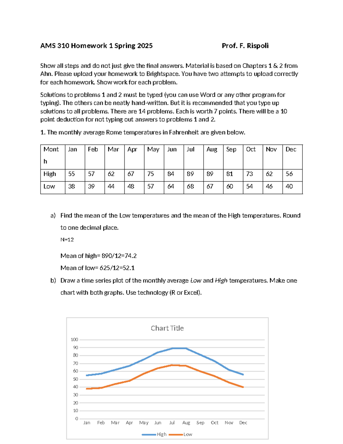 AMS 310 Spring 2025 Homework 1 - Temperature Analysis and Data Sets ...