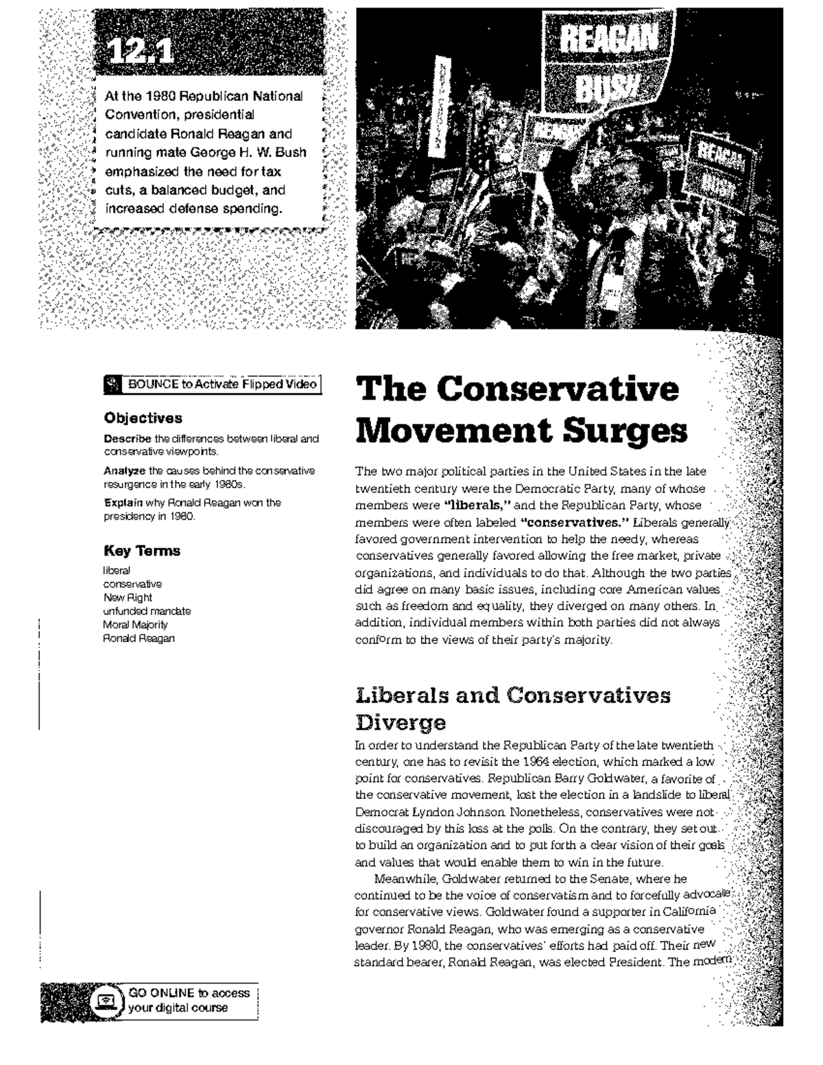 The Conservative Movement and Ronald Reagan's Rise to Power (HIST 101 ...